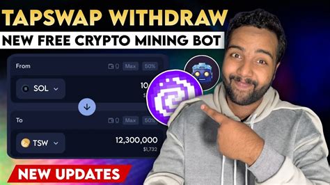 Tapswap Mining Withdrawal Update Solana Tapswap News Pixelverse New Mining Bot Next Notcoin