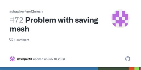Problem With Saving Mesh Issue 72 Ashawkey Nerf2mesh GitHub
