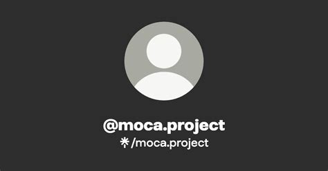 Moca Project Instagram Tiktok Linktree