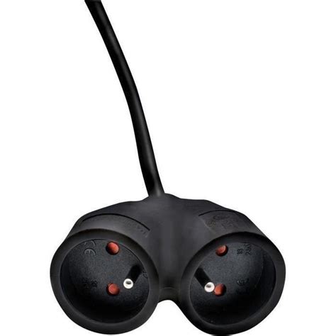 Brennenstuhl M Verlengsnoer Met Platte Stekker En Dubbele Stekker Ip Kabeltype Bol