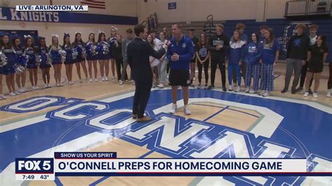 Show Us Your Spirit Bishop Oconnell High School Gets Ready For Homecoming Fox 5 Dc