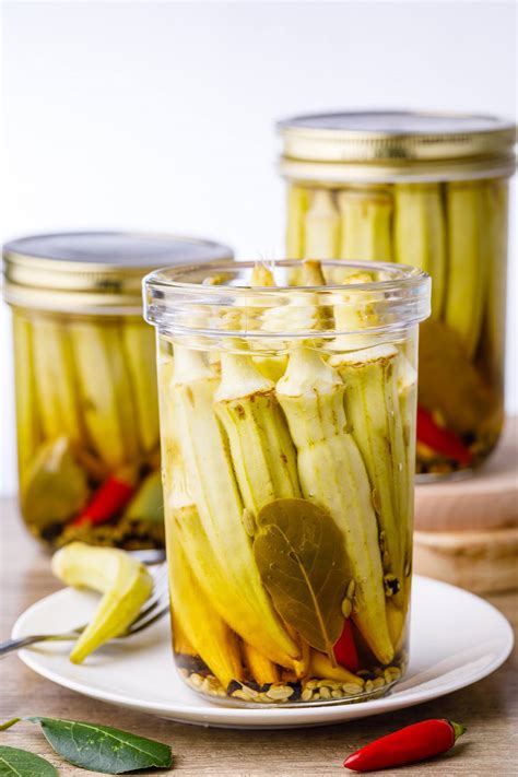 Pickled Okra Recipe Easy Refrigerator Pickles Nurtured Homes