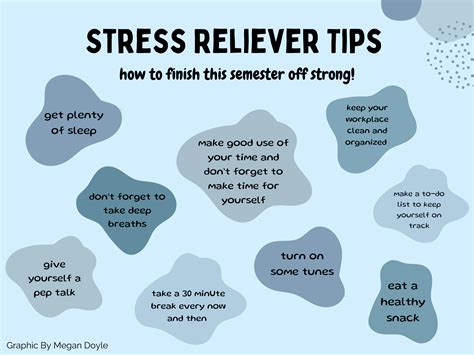 Survival Guidestress Reliever Tips For Finals Infographic The Bridge