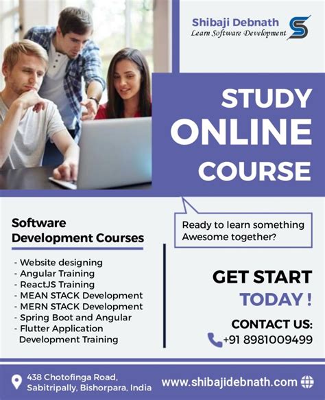 Shibajii Debnath On Linkedin Softwaredevelopment Training Angular Reactjs Flutter Spring