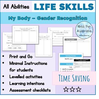 Gender Recognition Personal Skills Life Skills Education Support Sex