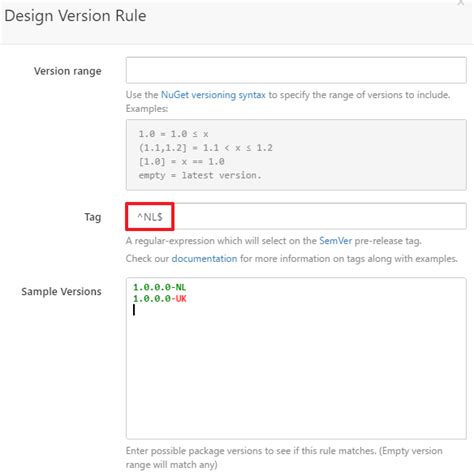 Versioning Nuget Version Rule With Appended String In Octopus Deploy