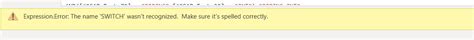 Solved Switch True Expression Not Working Microsoft Fabric Community
