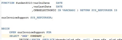 Oracle 6i Procedure And Oracle Refcursor Oracle Forums