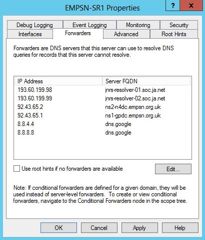 DNS Secure Network Resolver Setup EmPSN