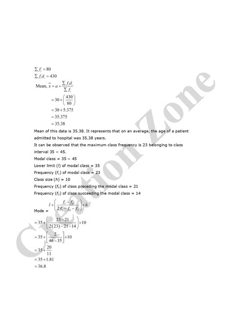 class 10 chapter 14 statistics