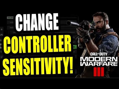How To Change Sensitivity On MW For Beginners PS Change Controller Sensitivity On MW YouTube
