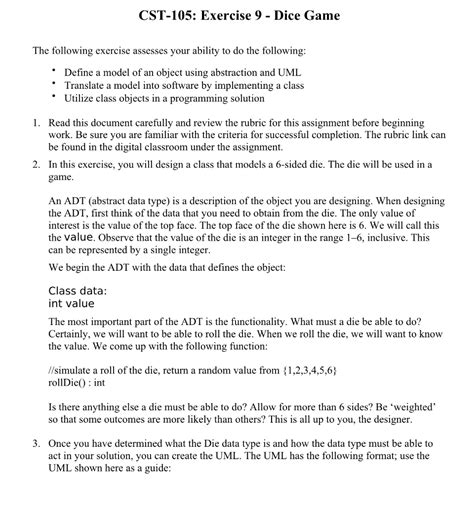 solved the following exercise assesses your ability to do