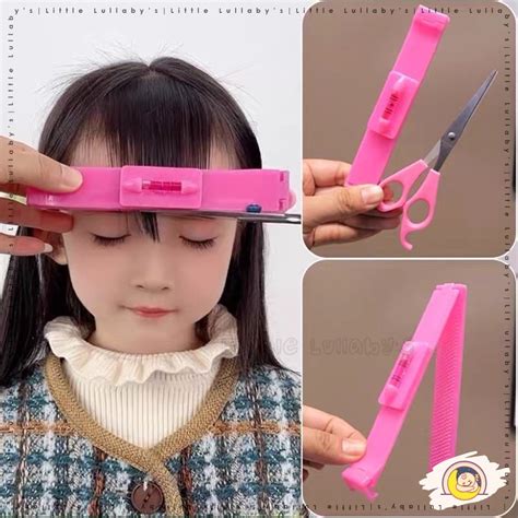 [3 In 1] Hair Bang Clip Cut Set Salon Trimmer Clipper Cutter Scissor