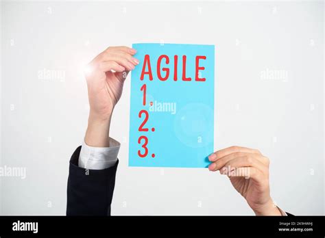 Text Showing Inspiration Agile Conceptual Photo Iterative Approach To