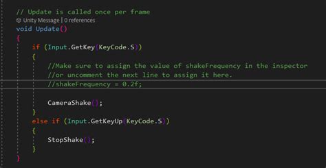 How To Create A Camera Shake Effect In Unity By Konadu Akwasi Akuoko