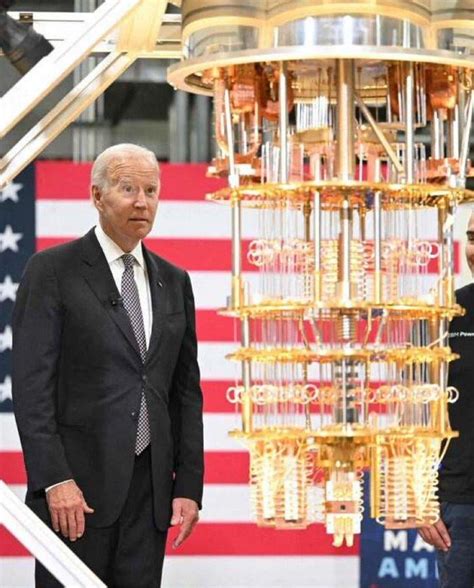 Psbattle Biden Visits A Quantum Computer Imgur