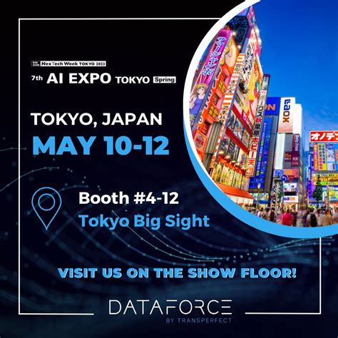 Dataforce On Linkedin Dataforce Aiexpotokyo Nextechweektokyo Ai