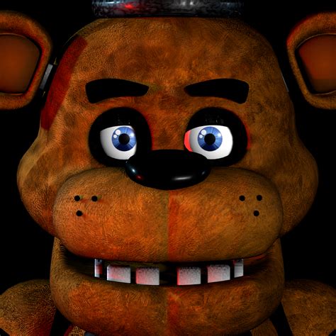 [blender Fnaf] Fnaf 1 Freddy Icon Recreation V1 By Razvanandrei123 On