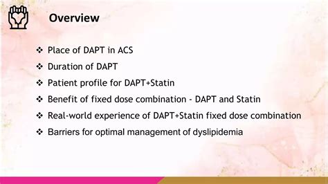 Dapt And Statin Fixed Dose Combinationpptx