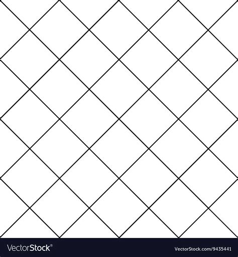 Black Grid White Diamond Background Royalty Free Vector