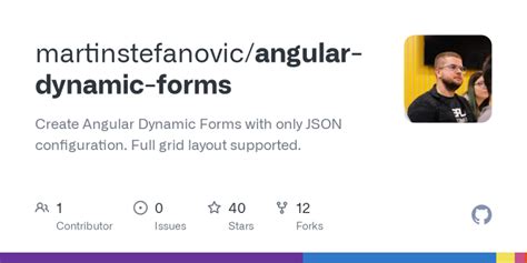 Github Martinstefanovicangular Dynamic Forms Create Angular Dynamic