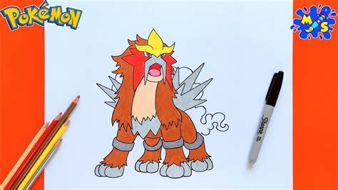 Pokemon Entei Drawing