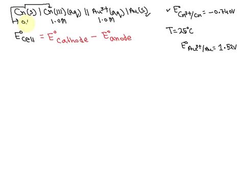 Solved A Galvanic Voltaic Cell Consists Of An Electrode Composed Of