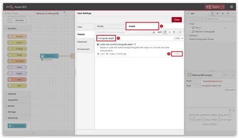 Watcher Node RED To MongoDB Seeed Studio Wiki