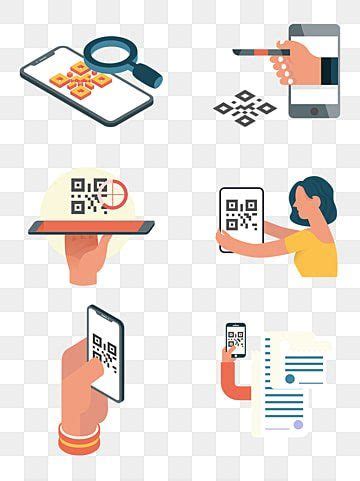 Scan Qr Codes Vector PNG Images Flat Scan Qr Code Scene Scan Code Scan Qr Code Scan Qr Code