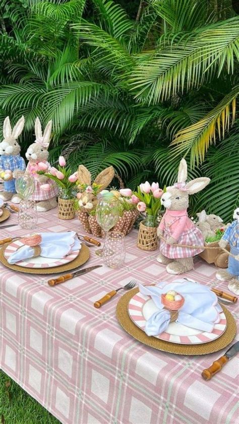 Spring Home Decoreaster Table Setting Easter Table Settings Easter Stuffers Easter Table