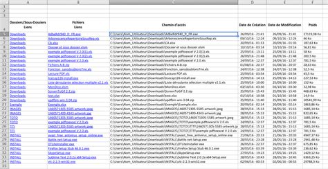 Xl 2010 Indexation Automatique Des Fichiers De Sous Dossiers Spécifiques Récursivité Page
