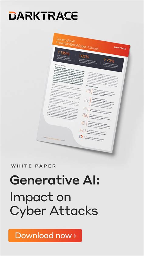 Beverly Peluso On Linkedin Generative Ai Impact On Email Cyber Attacks Data Sheet Darktrace…