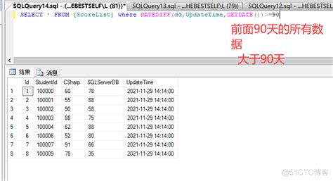 sqlserver datediff、datediff函数的使用实例 wx632a61a65e0a1的技术博客 51cto博客