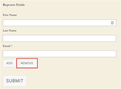 how to create a wordpress form with repeatable fields