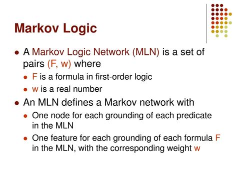 Ppt Markov Logic Powerpoint Presentation Free Download Id4342532