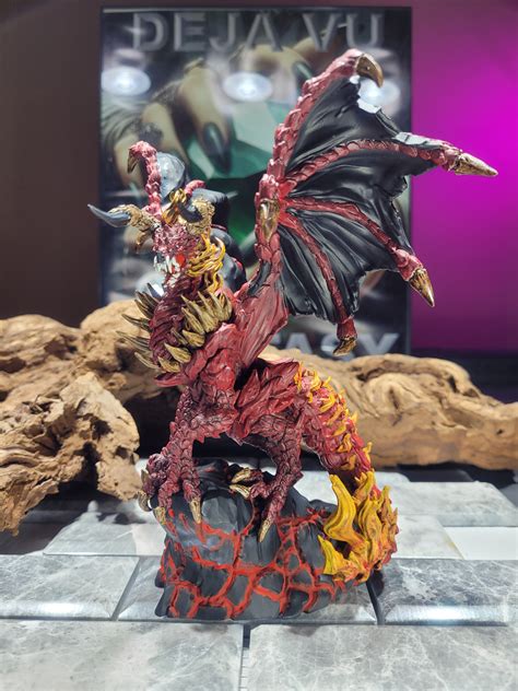 3d Printable Hell Drake Demon Dragon Presupported Illustrated And Stats 32mm Scale By