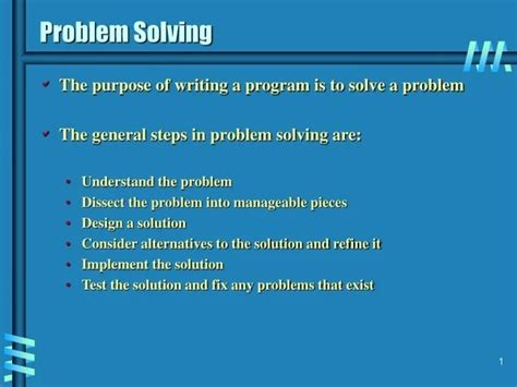 PPT PROBLEM SOLVING TRAINING PowerPoint Presentation Free Download ID