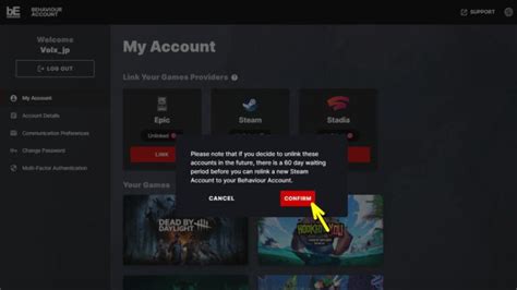【dbd】behaviourアカウントの作成方法【steam連携】 Raison Detre ゲームやスマホの情報サイト