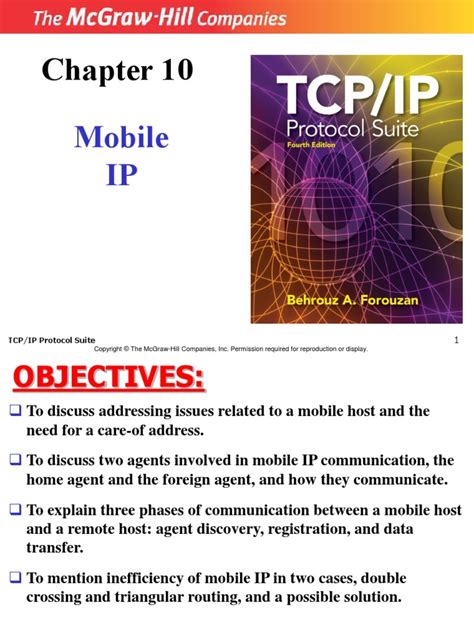 Mobile Ip Pdf Internet Protocols Transmission Control Protocol