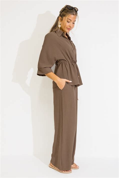 Cadence Set Brown New Arrivals The Blue Door Boutique