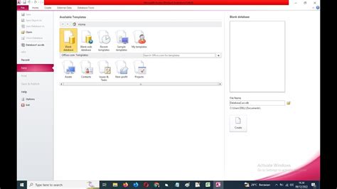 mengenal sedikit database microsoft access youtube