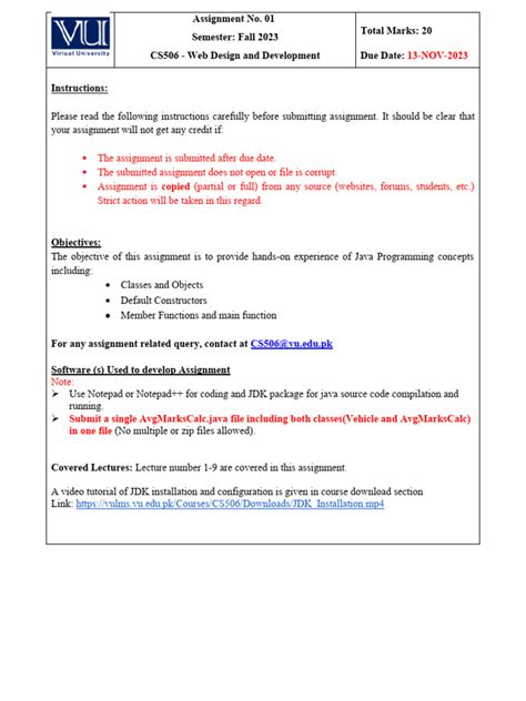 fall 2023 cs506 1 pdf class computer programming programming