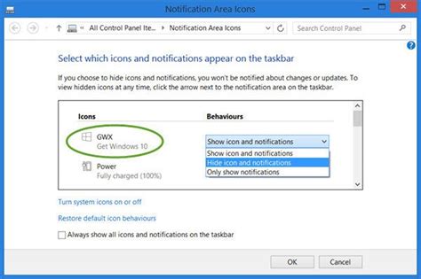 Remove Get Windows App Icon From Windows Taskbar