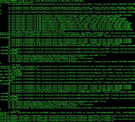 Crash Spigot 1 8 Java Lang IndexOutOfBoundsException ReaderIndex