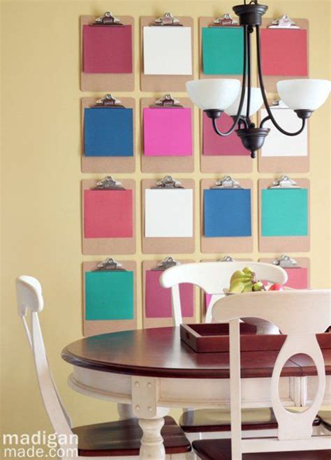 Clipboard Wall Décor Art Details And Instructions To Install At