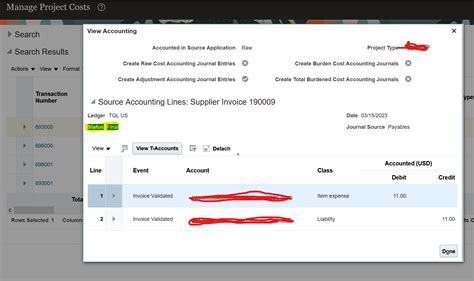 Query To Fetch Project Actual Cost Accounting Status — Cloud Customer Connect
