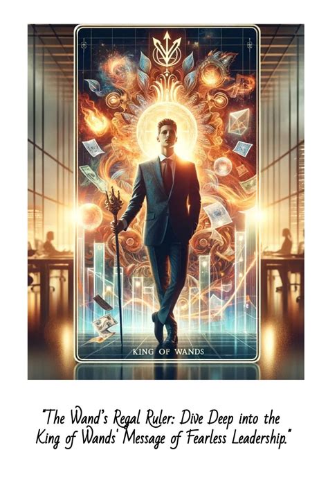 King Of Wands Tarot Card Meaning Leadership Vision Artofit