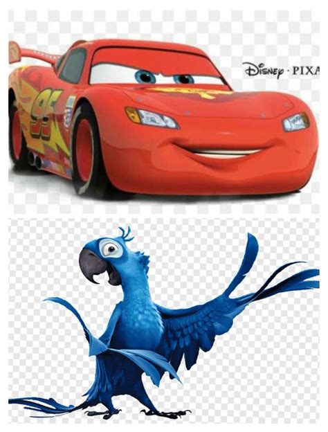Lightning Mcqueen And Blu Cars Movie Disney And Dreamworks