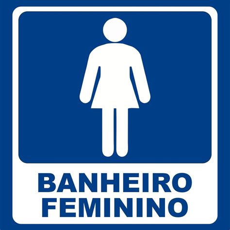 Circulo De Sinalizacao De Banheiro Feminino Placa Banheiro Imprimir