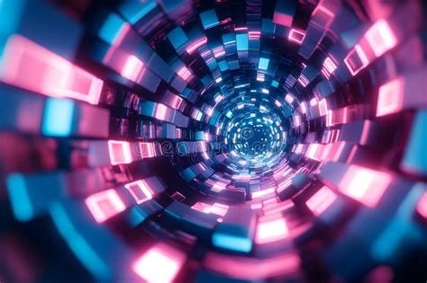 High Speed Data Transmission Concept Depicting A Bright Energy Core With Dynamic Light Effects